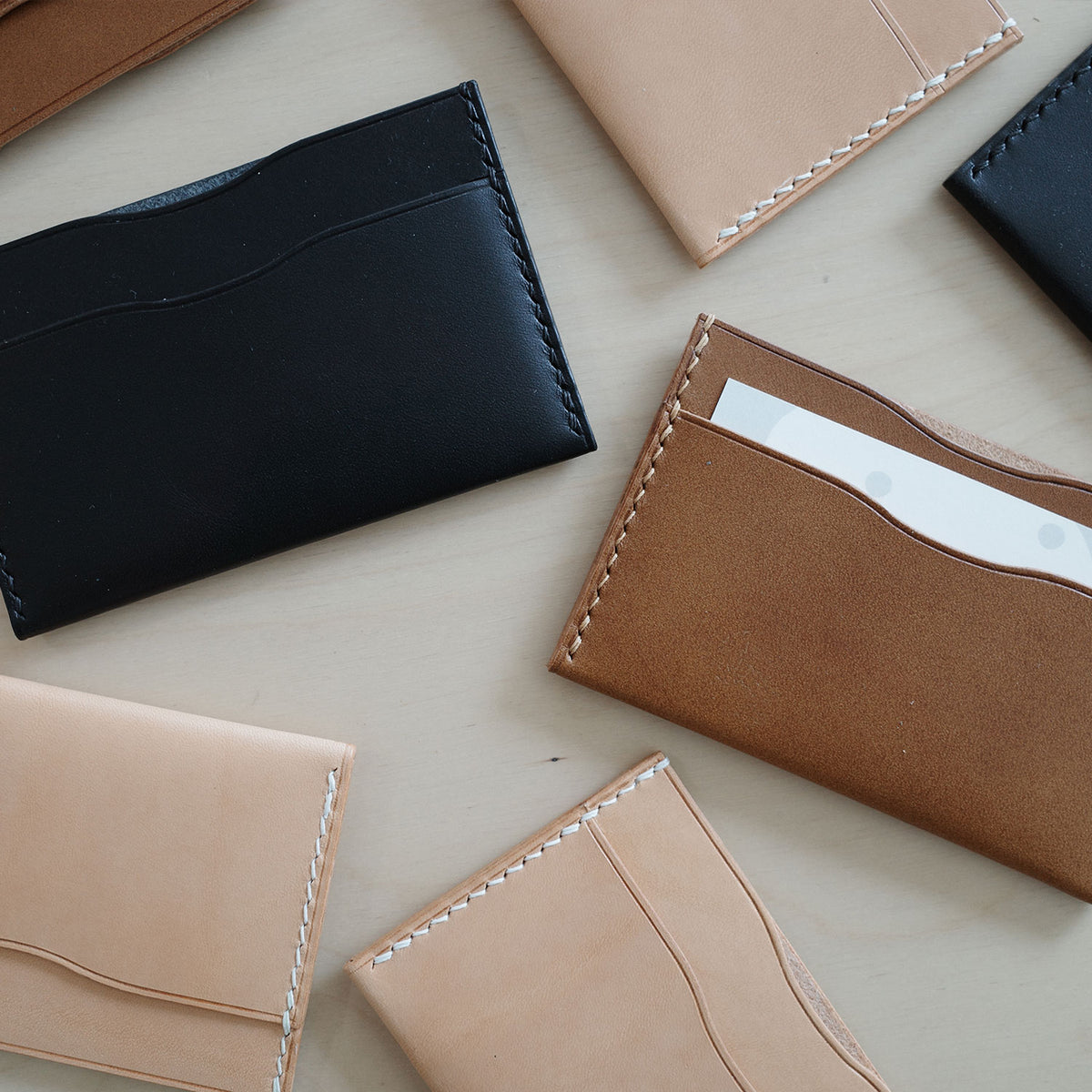 Minimal Horizontal Card Holder(3 Slots) – Thinkthankay