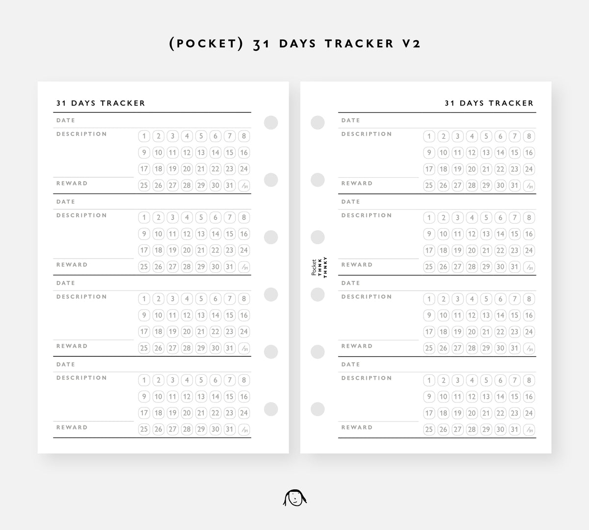 POE6(Pocket)-31 Days Tracker V2 – Thinkthankay