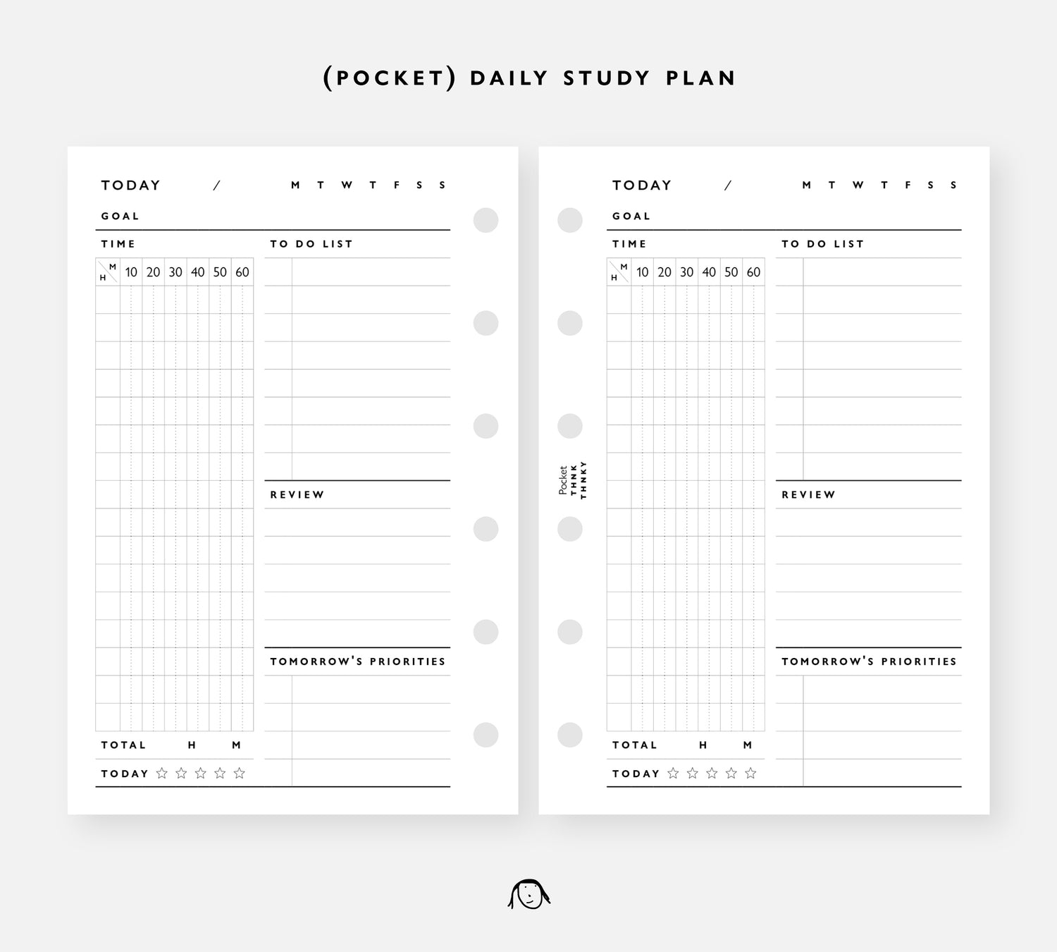 POS4(Pocket)-Daily Study Plan – Thinkthankay